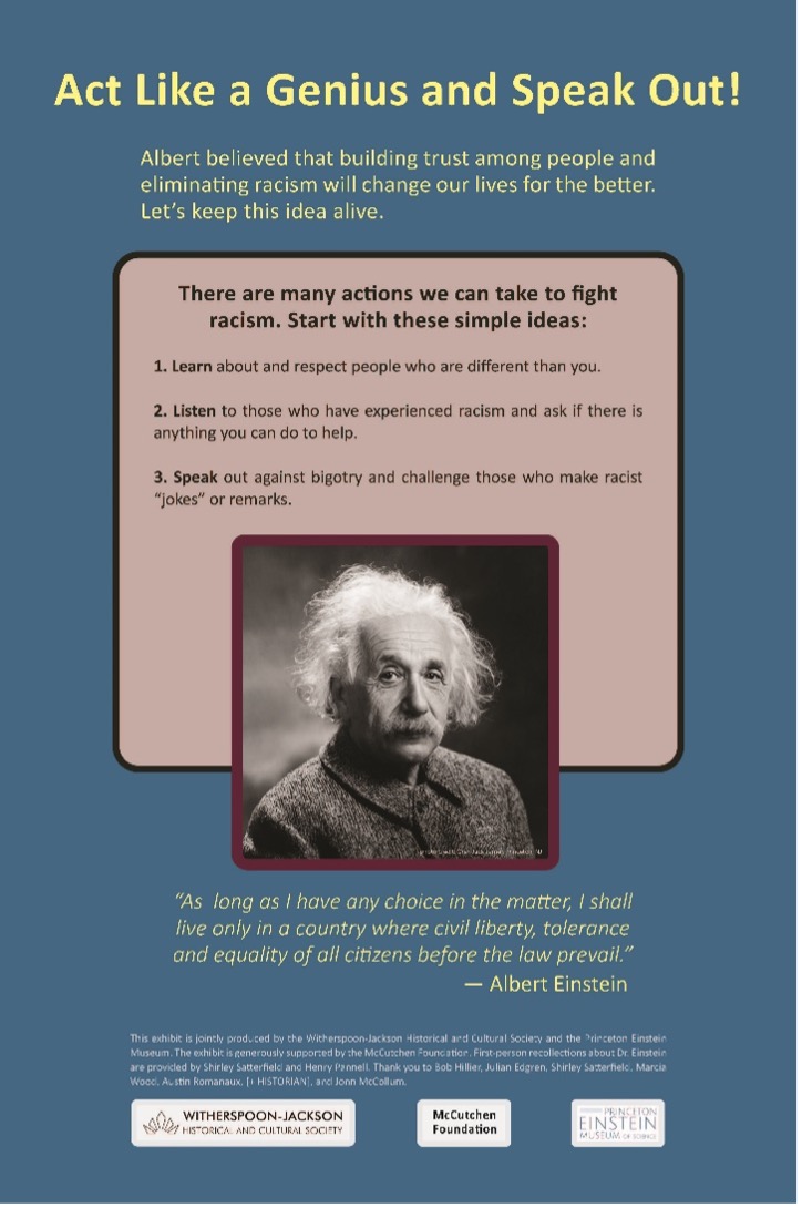 Einstein Museum of Science — Albert Einstein: Champion of Racial Justice